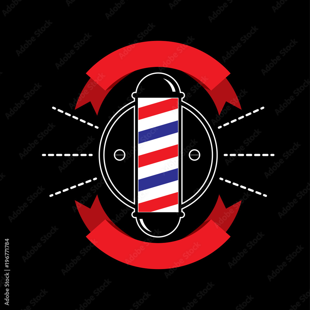 Black Barber Shop Logos