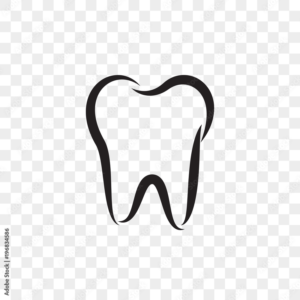 Tooth logo icon for dentist or stomatology dental care design template ...