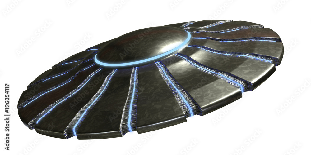 UFO, alien spaceship encounter, extraterrestrial visitors with flying ...