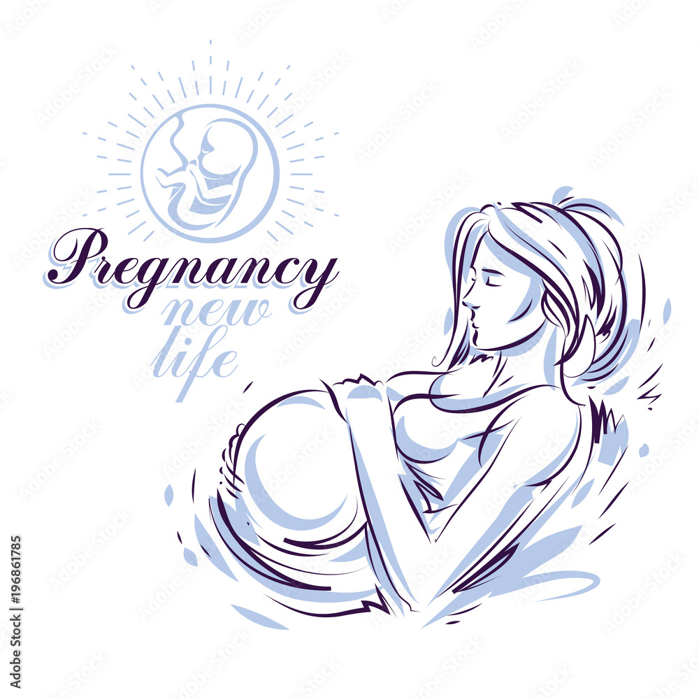 Women Giving Birth Drawing