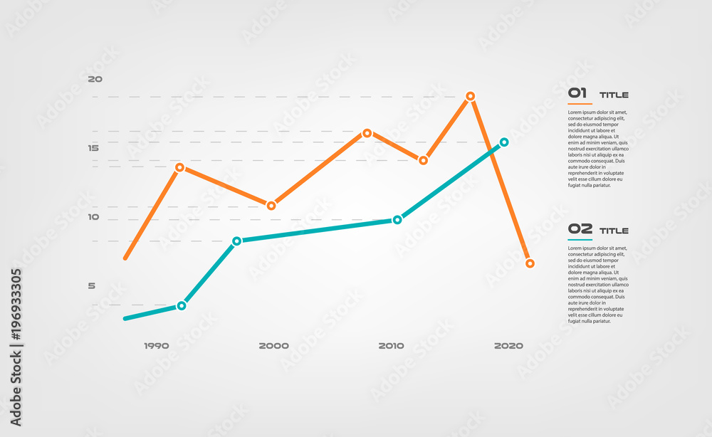 Lines diagram elements color infographics. Some of chart, graph, parts ...