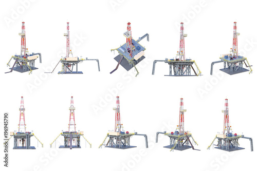 Land Drilling Rig Clip Art
