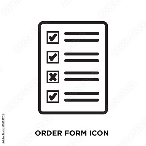 Order Form Icon