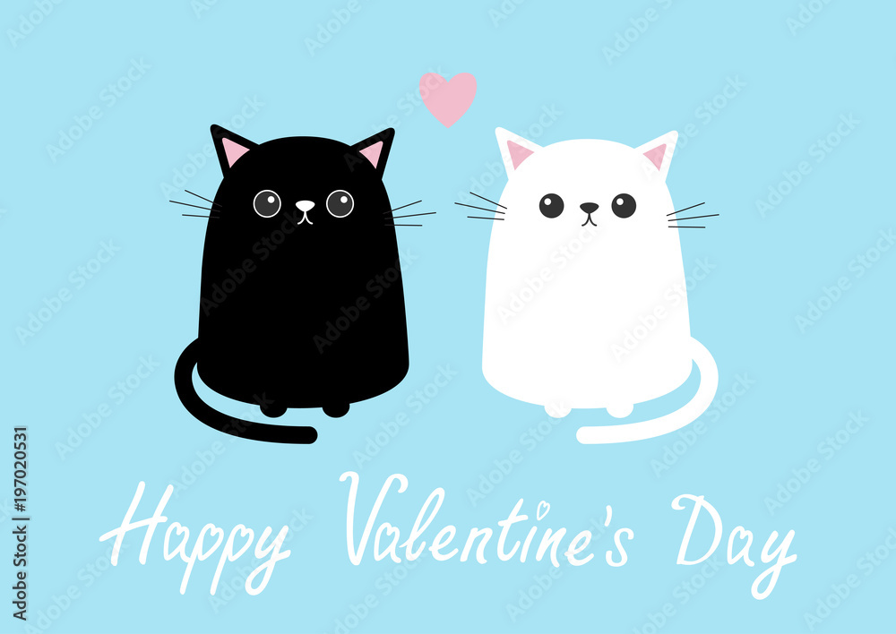 Happy Valentines Day Cat