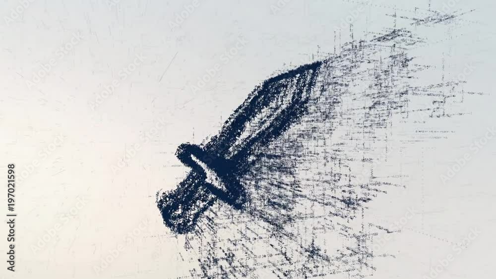 Attack logo, a design consisting of a code of numbers and a symbol ...