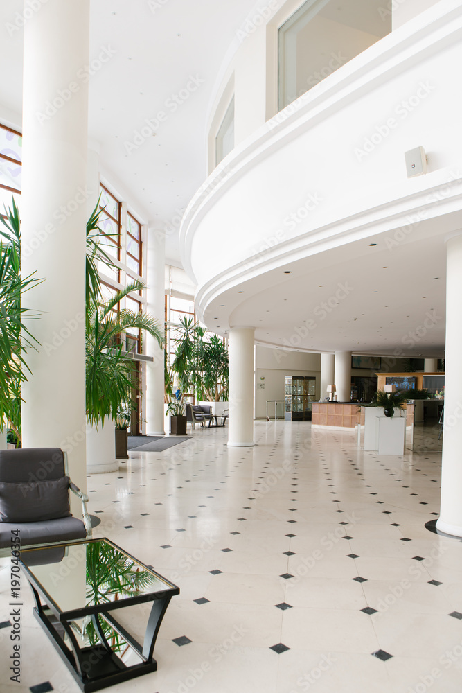 Big hall in hotel Stock Photo | Adobe Stock