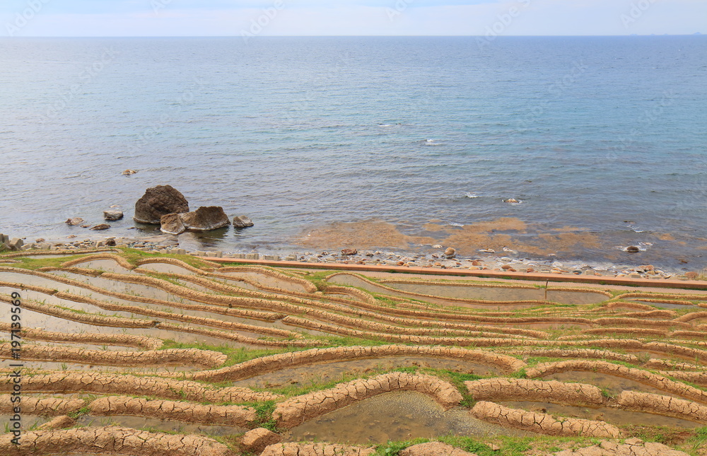 Senmaida Rice paddy terrace Wajima Ishikawa Japan. Senmaida is the ...