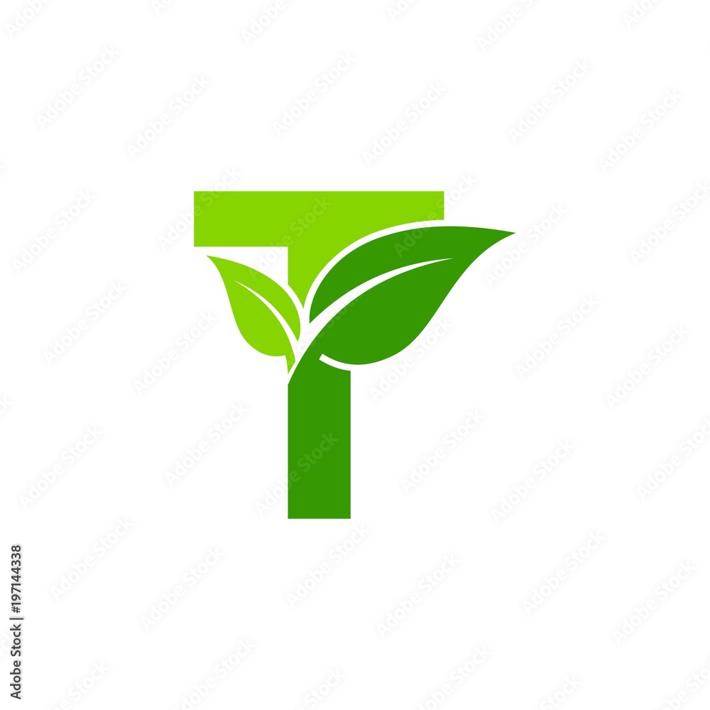 Green Letter T