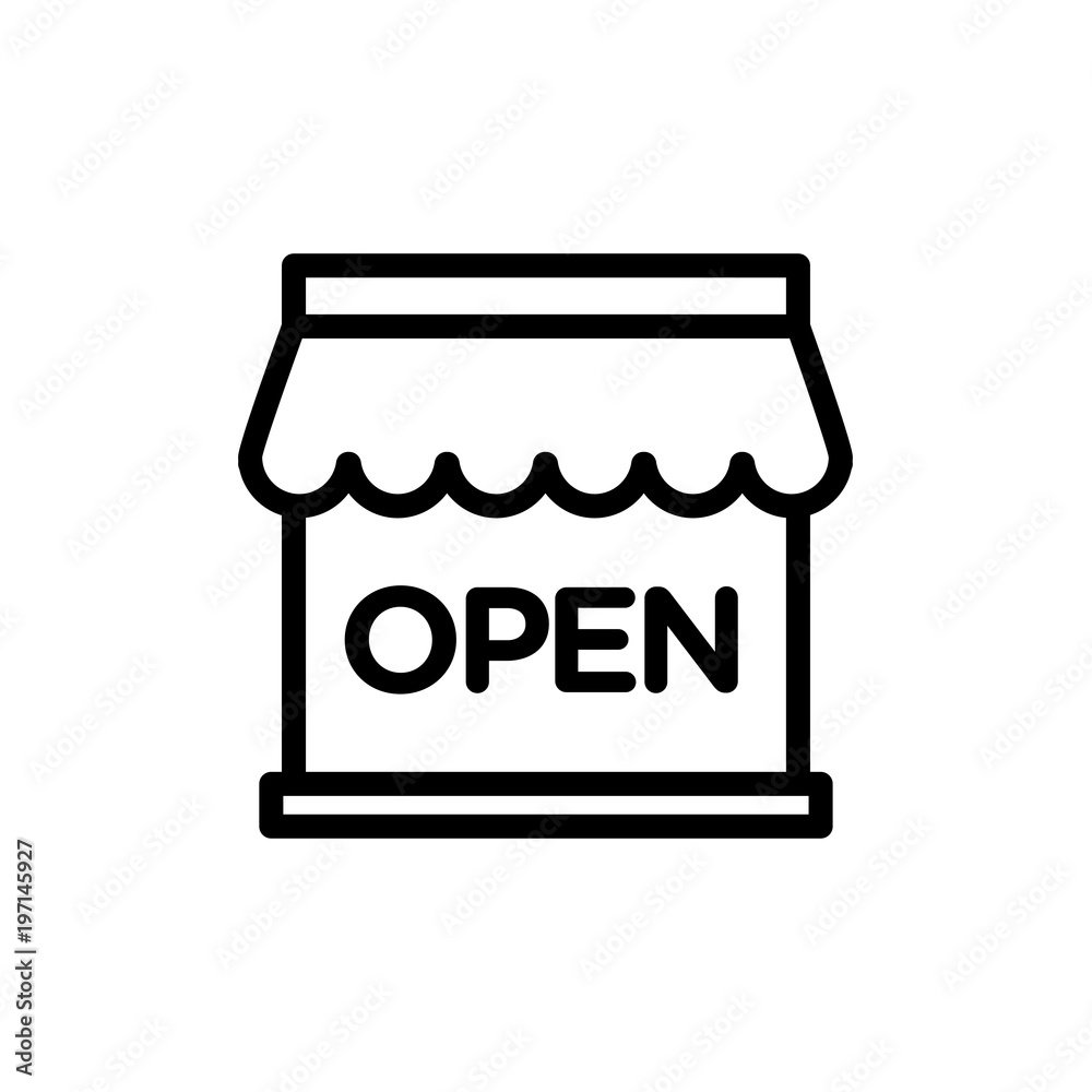 Open Shop Icon