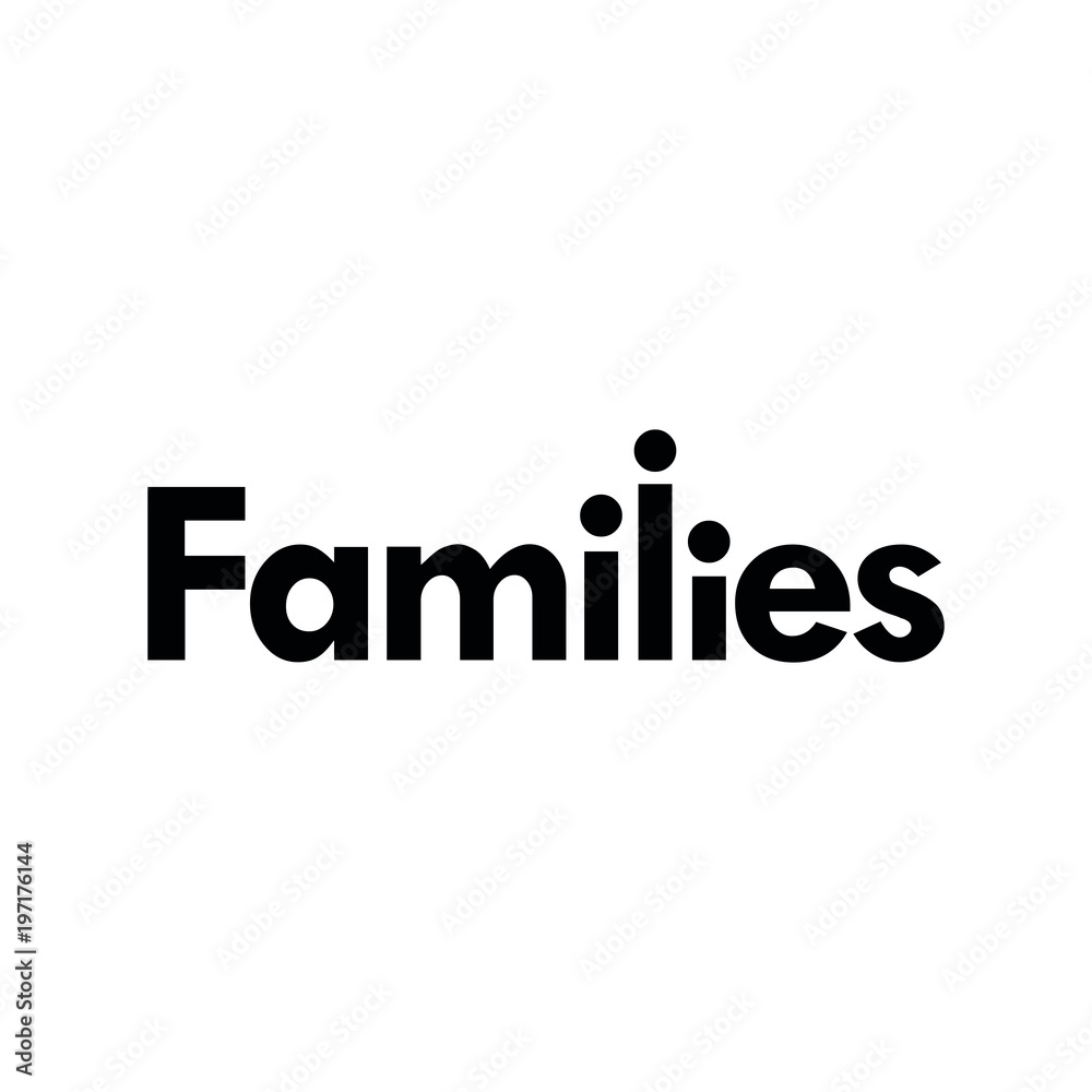 Families logo vector design Stock Vector | Adobe Stock