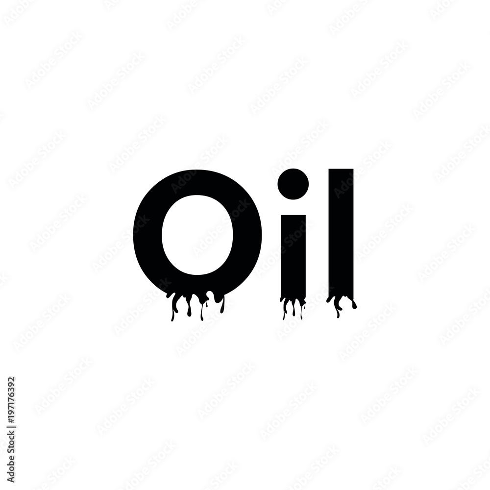 Oil logo vector design. Stock Vector | Adobe Stock