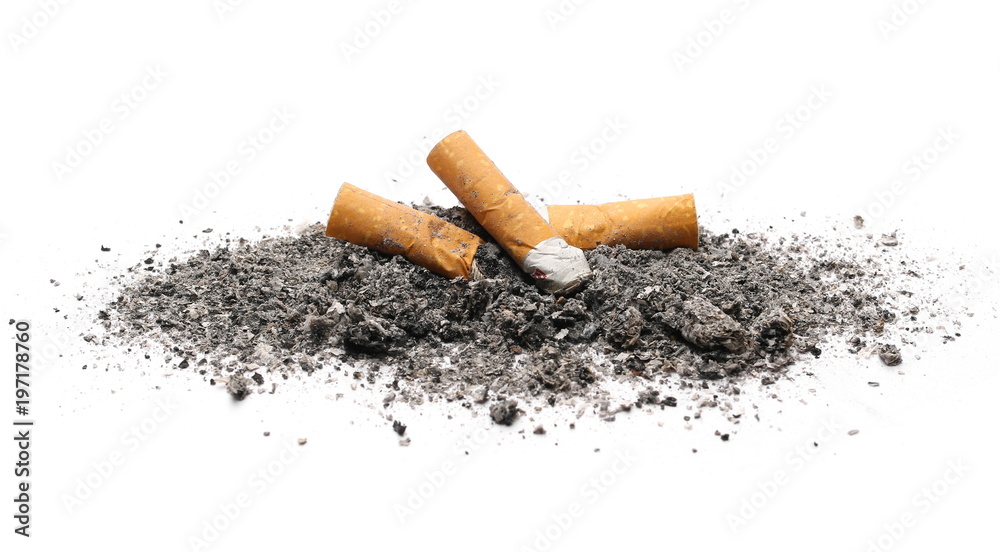 Cigarette Ash Pile