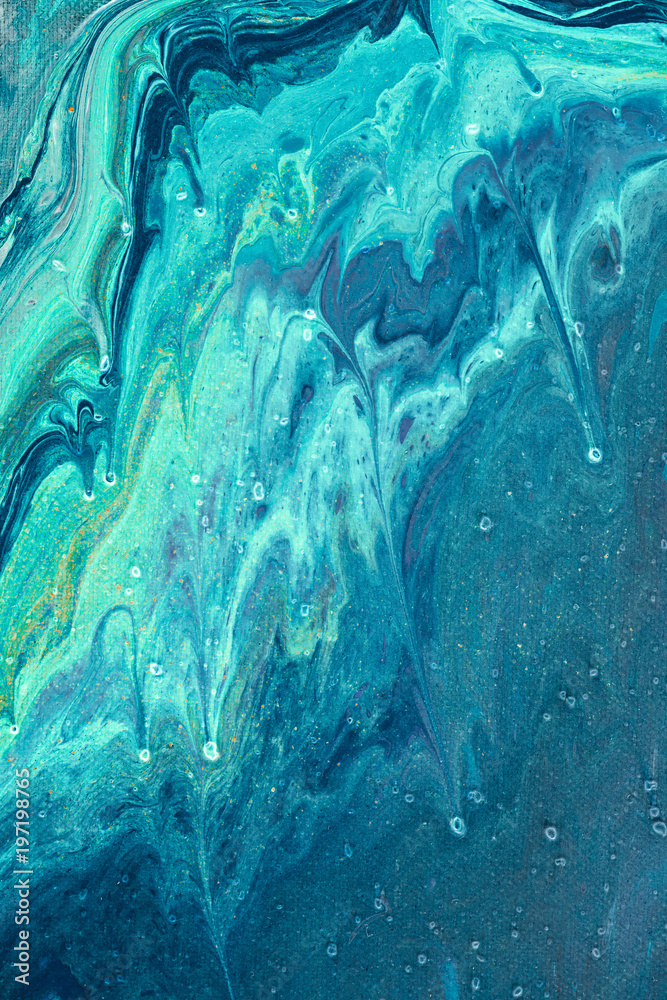 abstract blue texture with acrylic paint Stock Photo | Adobe Stock