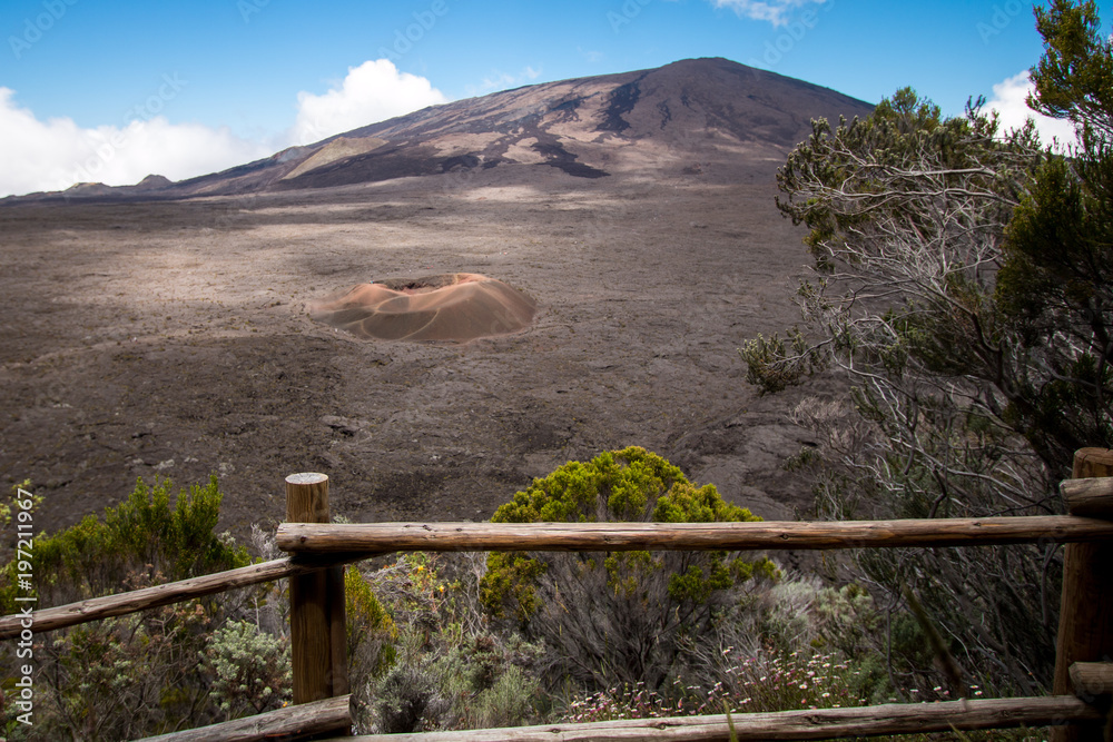 Volcan , Piton de la Fournaise - Ile de la réunion , France Stock Photo ...