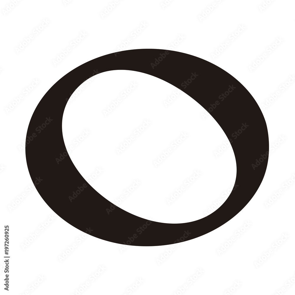 Isolated whole note. Musical note Stock Vector | Adobe Stock