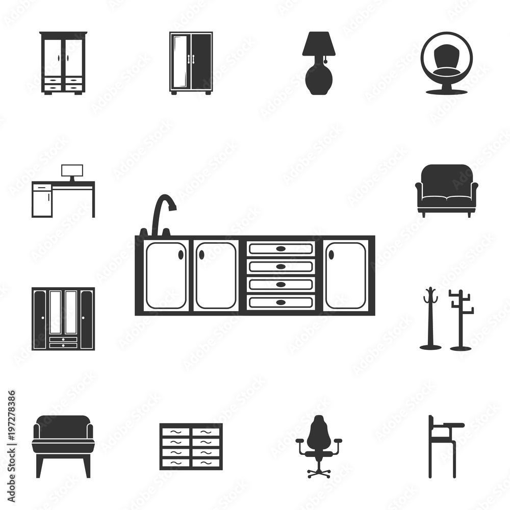Kitchen Furniture Icon