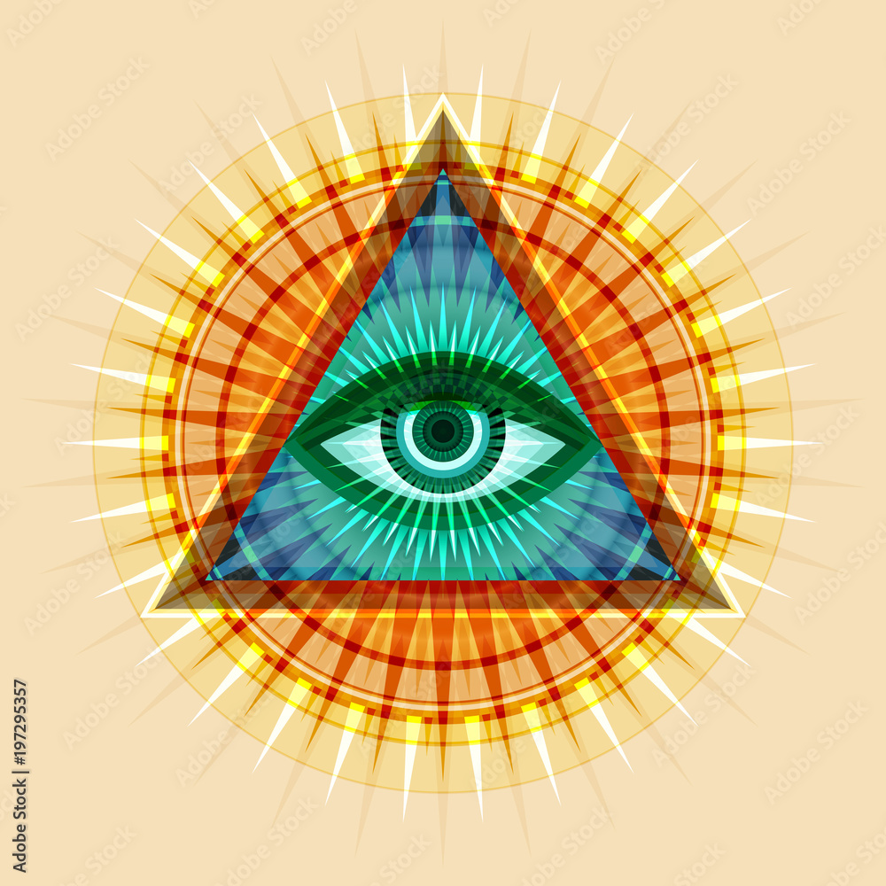 All-Seeing Eye of God (The Eye of Providence | Eye of Omniscience ...