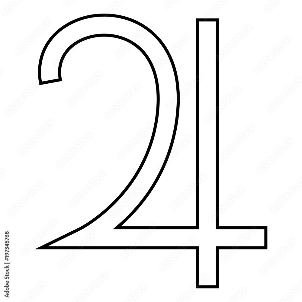 Symbol Jupiter icon black color illustration flat style simple image ...