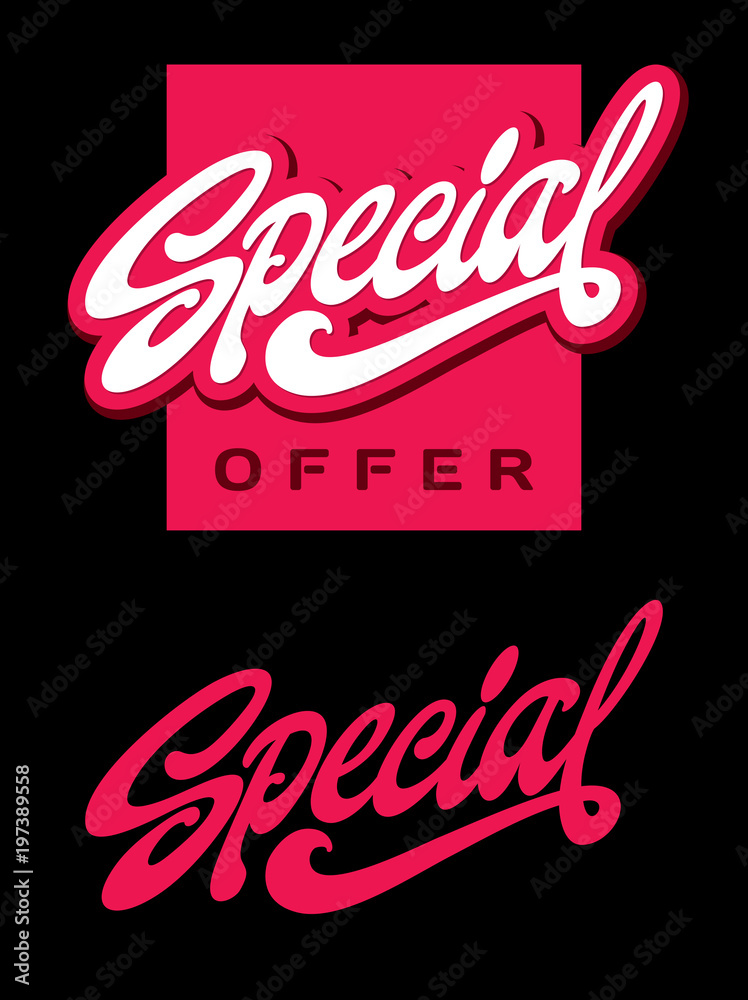 Elegant word Special lettering and calligraphy cursive with swashes and ...