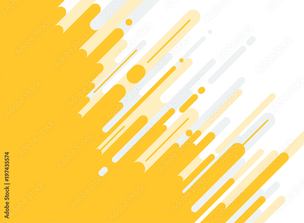 Abstract yellow and gray Rounded Lines dialognal Halftone Transition ...