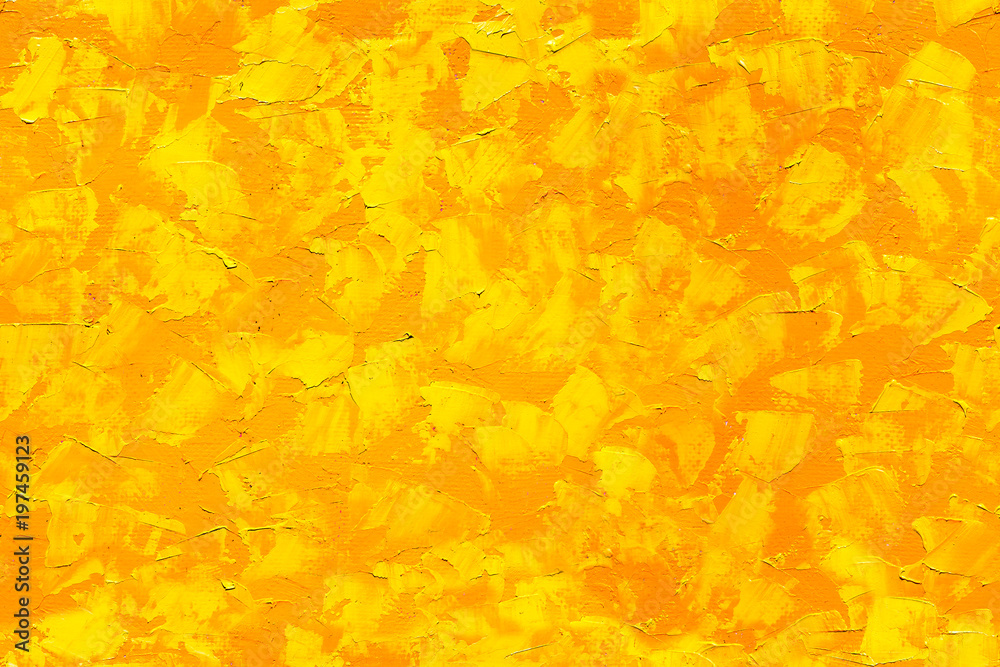 Seamless abstract yellow and orange oil paint texture on canvas Stock ...