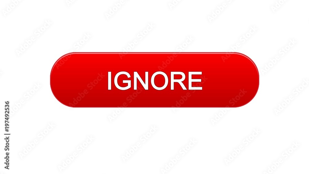 Ignore web interface button red color, site design, internet spam ...