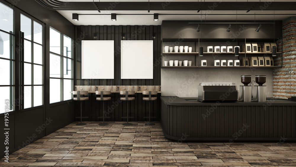 Modern Restaurant Black