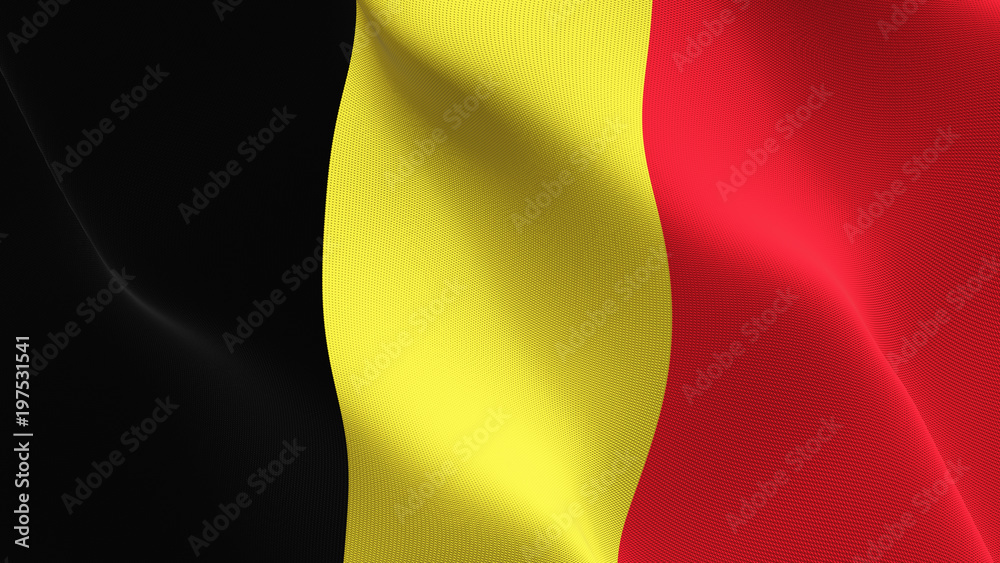 Belgium Flag Waving