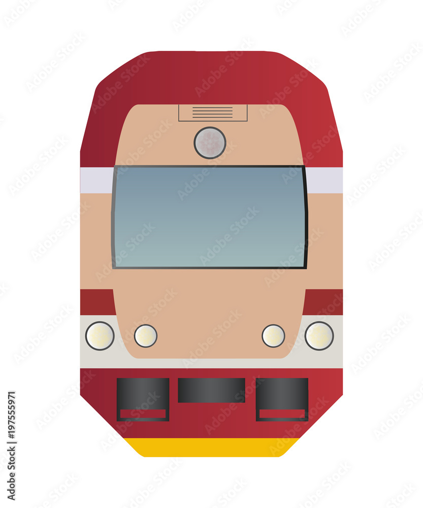 Train Vector Front