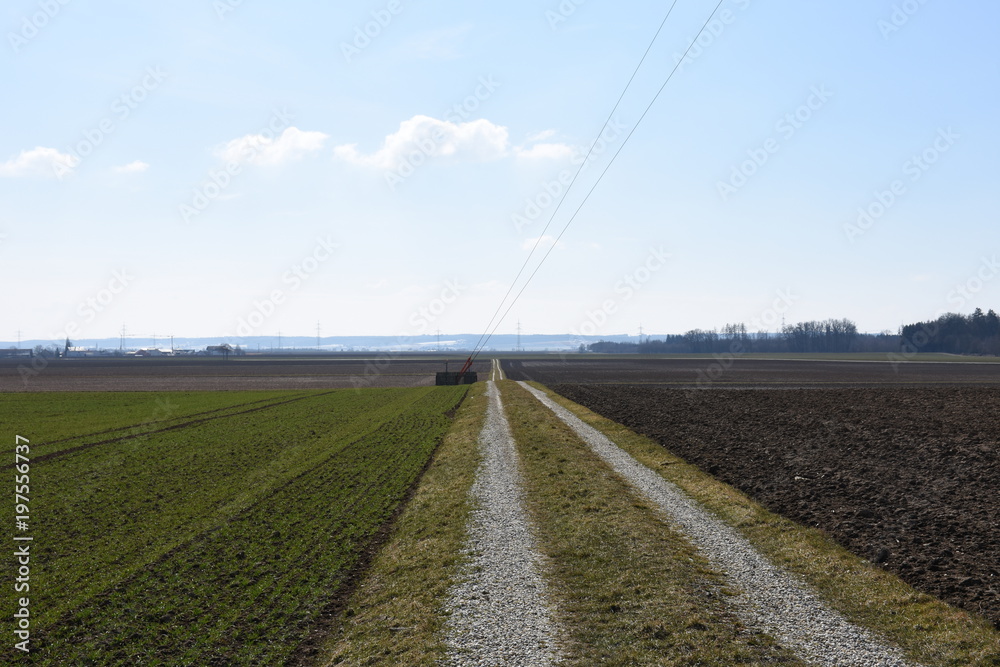 Niederbayern, Bayern, Aholming, Deggendorf, Frühling, Felder ...