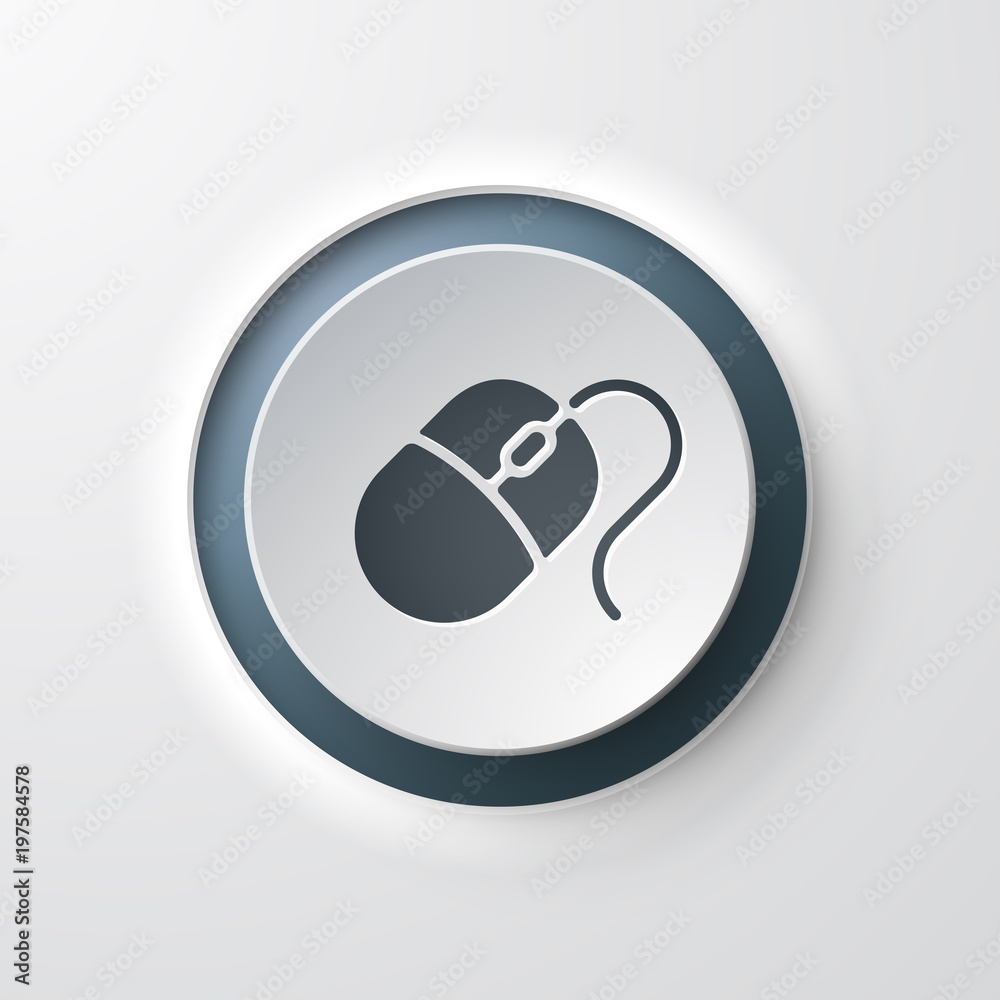 icône souris ordinateur Stock-Vektorgrafik | Adobe Stock