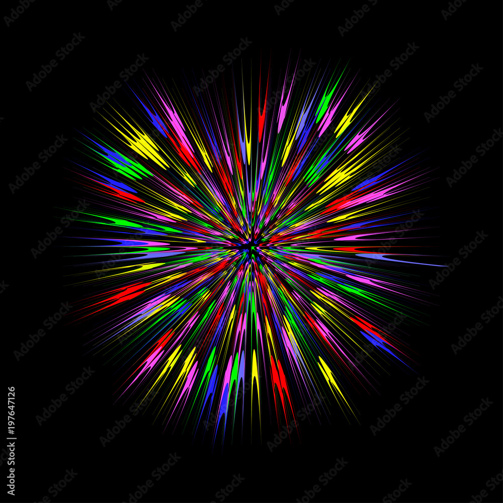 Color Explosion Vector