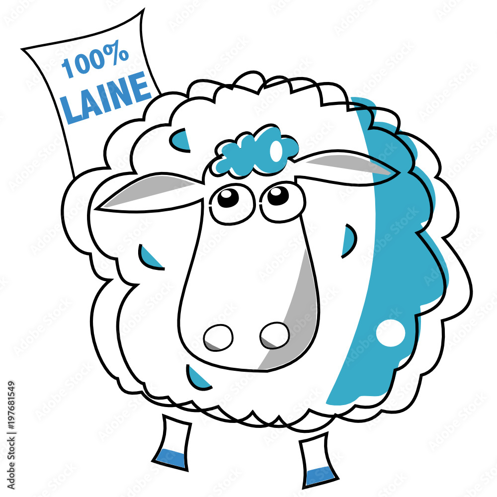 Logo mouton Stock Vector | Adobe Stock