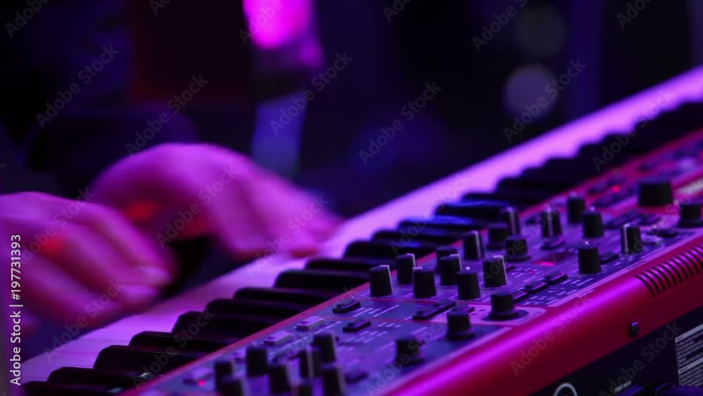 The musician playing the electric piano, Electric piano, Actor playing ...