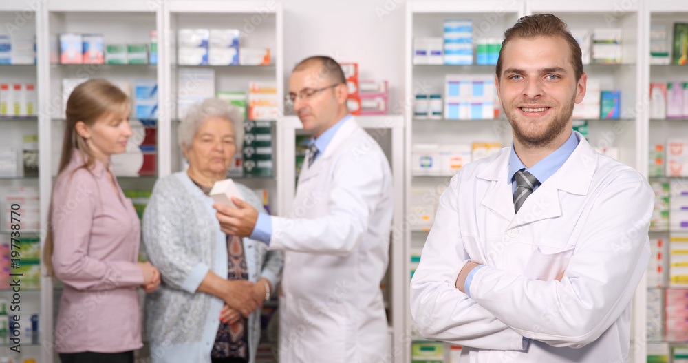 Pharmacist Talking To Patient