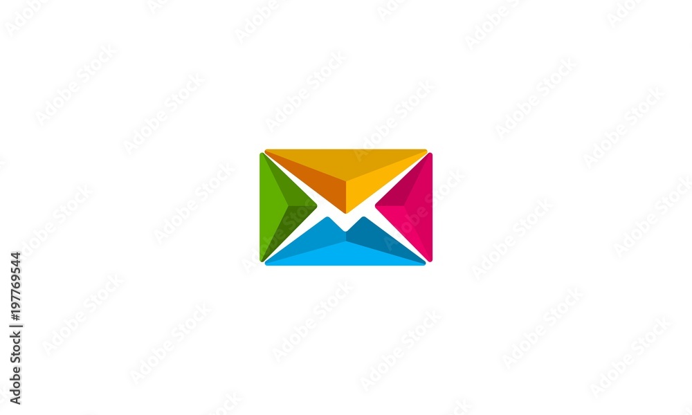 envelope logo design ideas Stock Vector | Adobe Stock