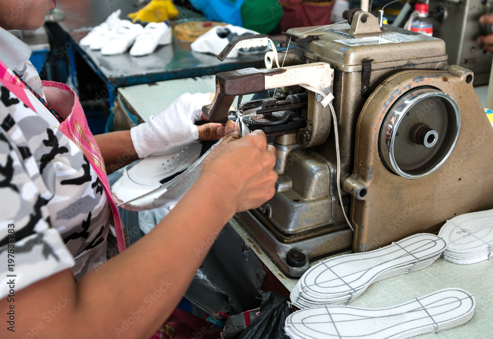 shoe making process Stock Photo | Adobe Stock
