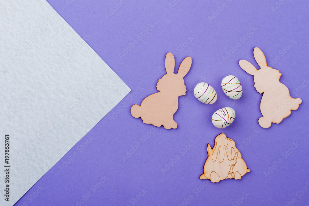Easter rabbits from plywood. Easter bunnies wooden cutouts and ...