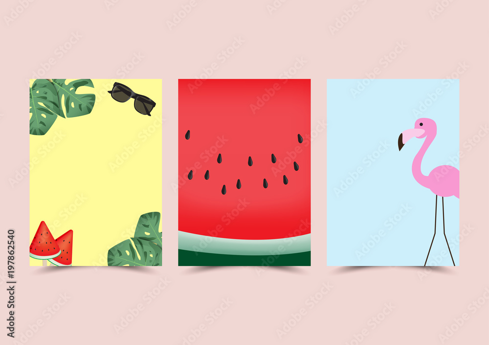 Summer background layout for banners, flyer, poster, brochure, voucher ...