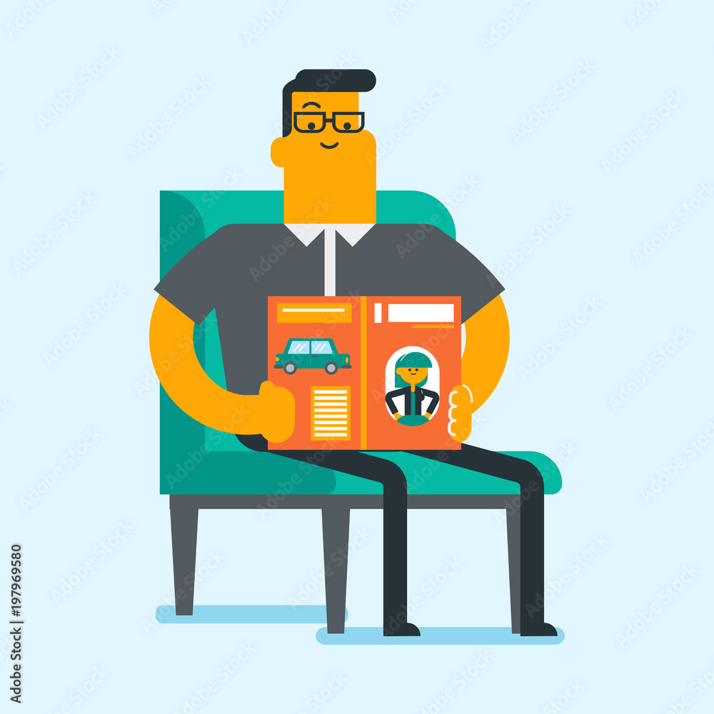 Cartoon Reading Magazine