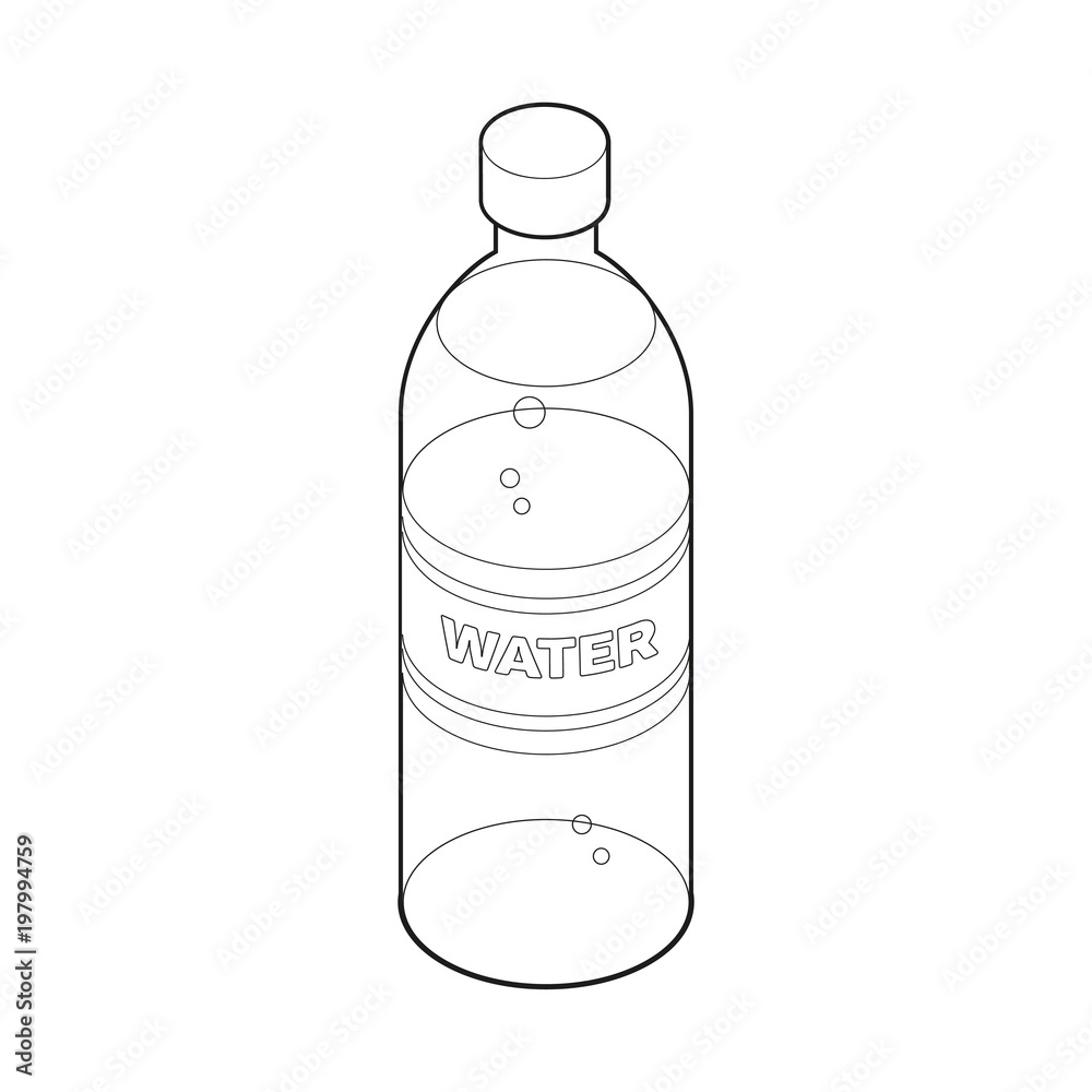 Coloring Pages Water Bottle