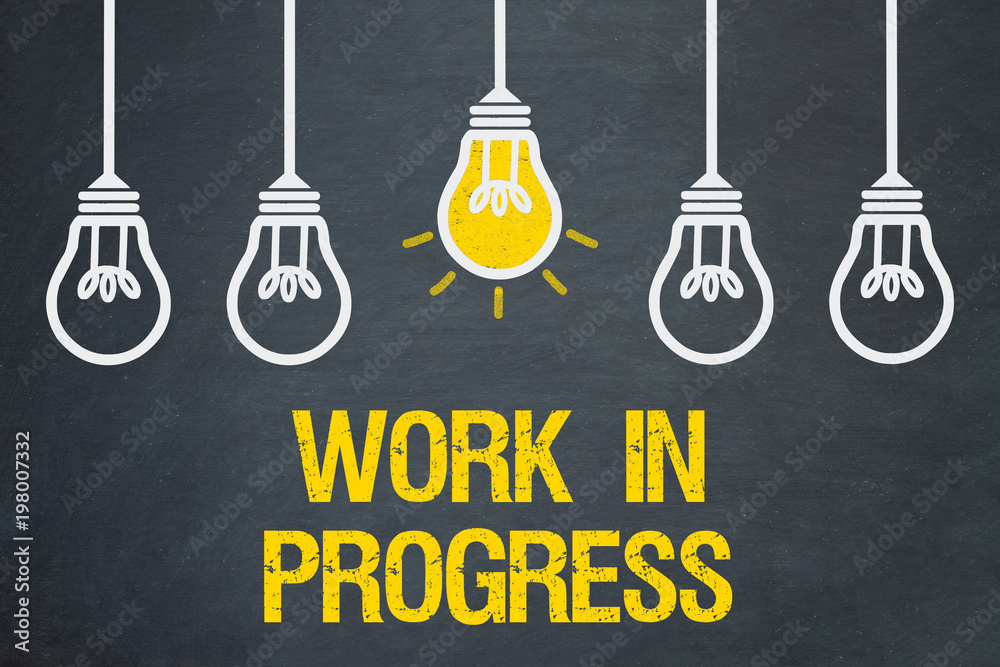 Work in Progress Stock Photo | Adobe Stock