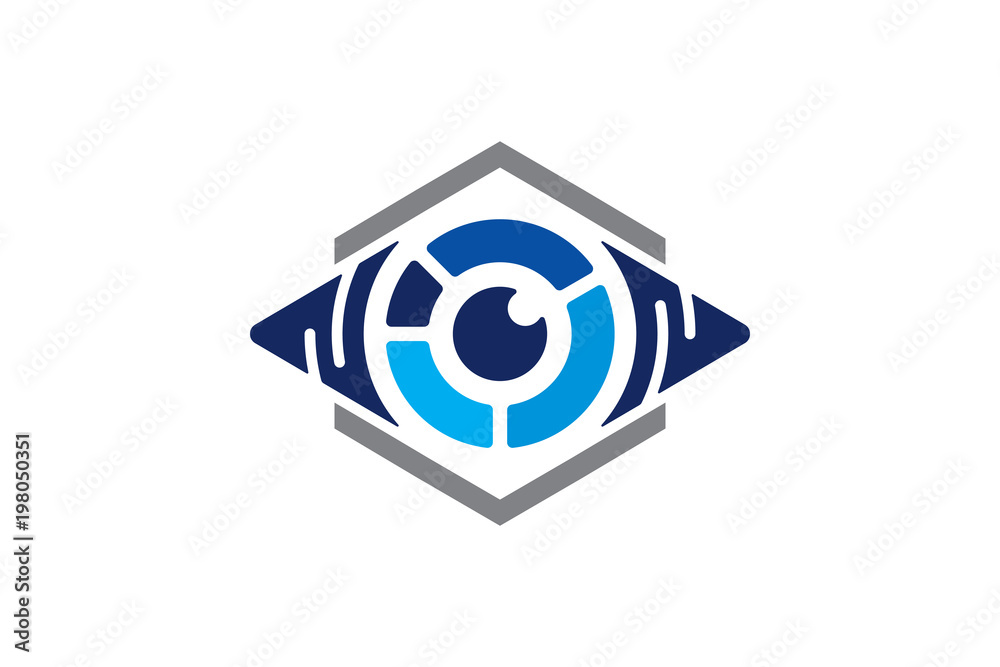 Eye Security Logo Icon Stock Vector | Adobe Stock