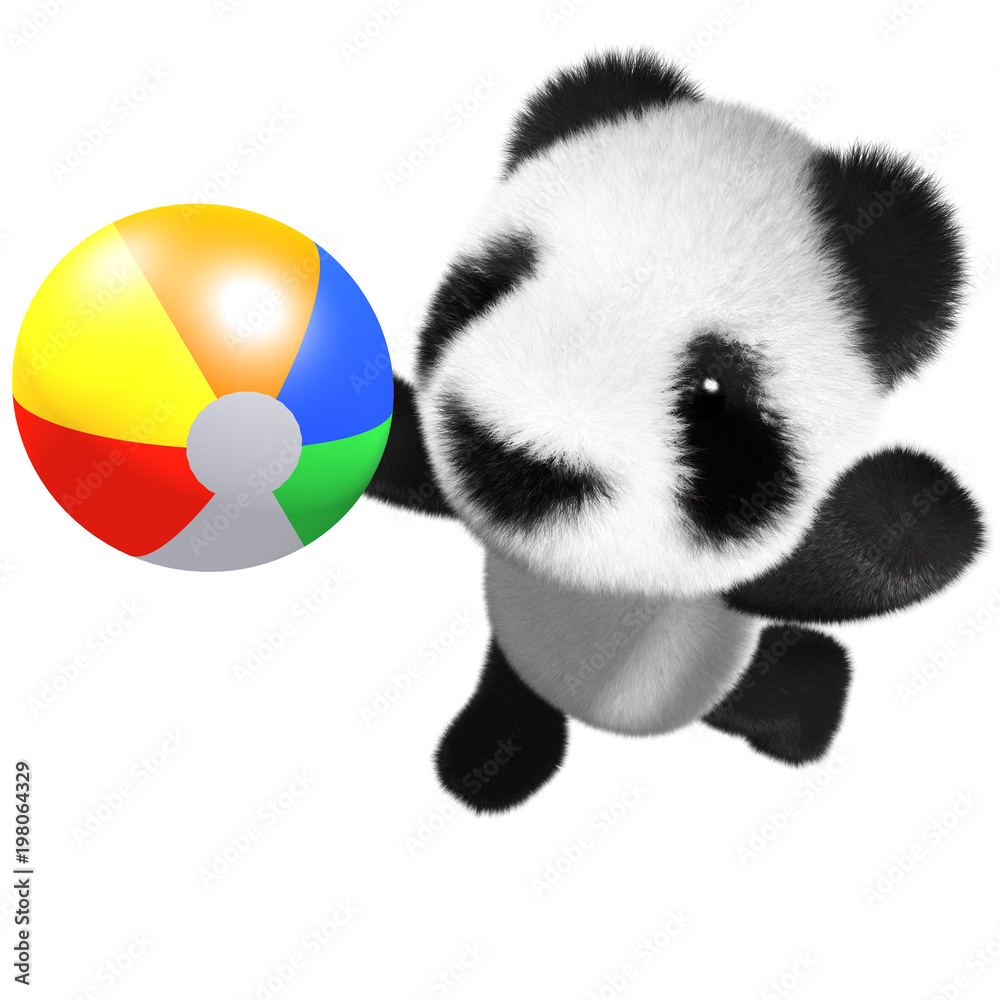 Crazy Cartoon Panda