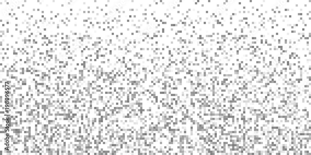 Pixel Abstract Gray Technology Gradient Horizontal Background. Business ...