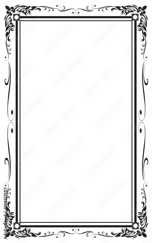 Birthday Borders And Frames Black And White