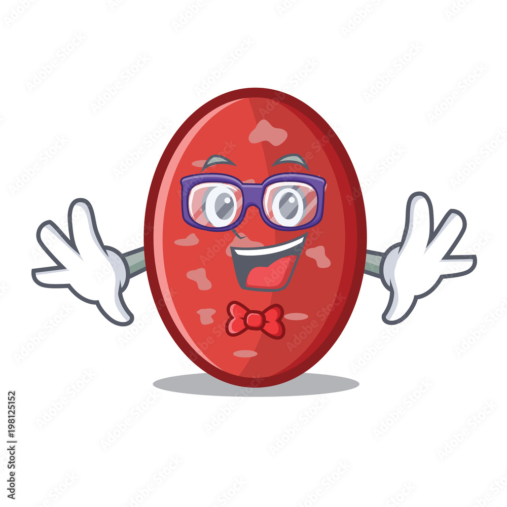 Geek salami character cartoon style Stock Vector | Adobe Stock