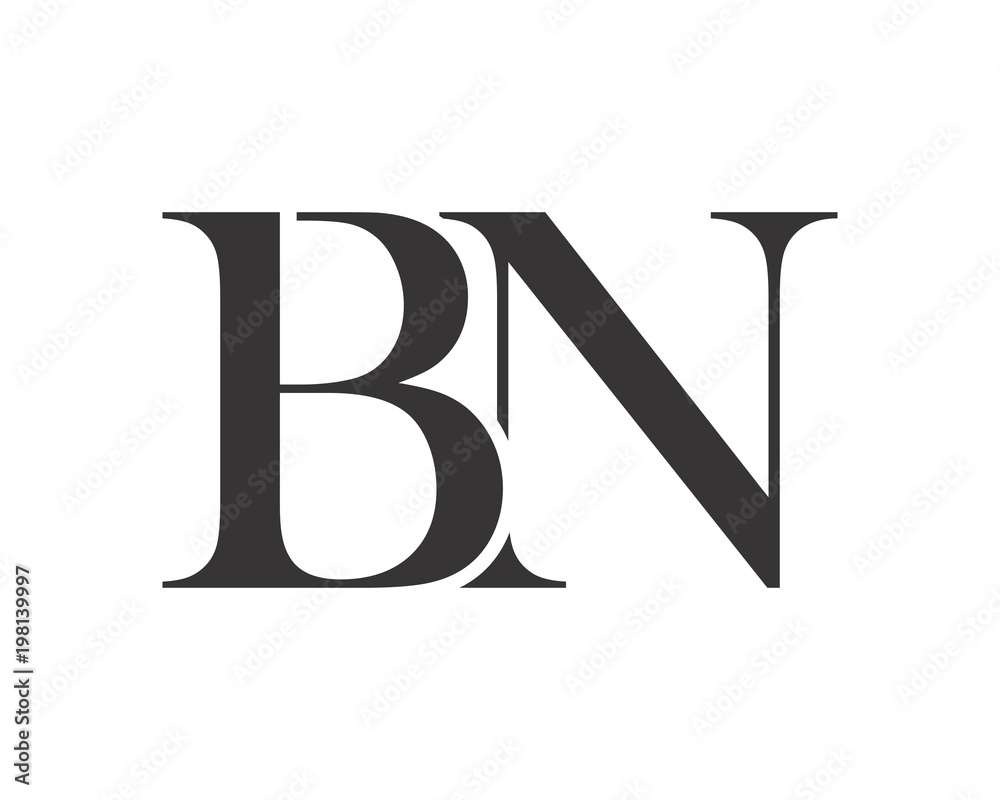 BN black initial alphabet typography typeface typeset logotype alphabet ...