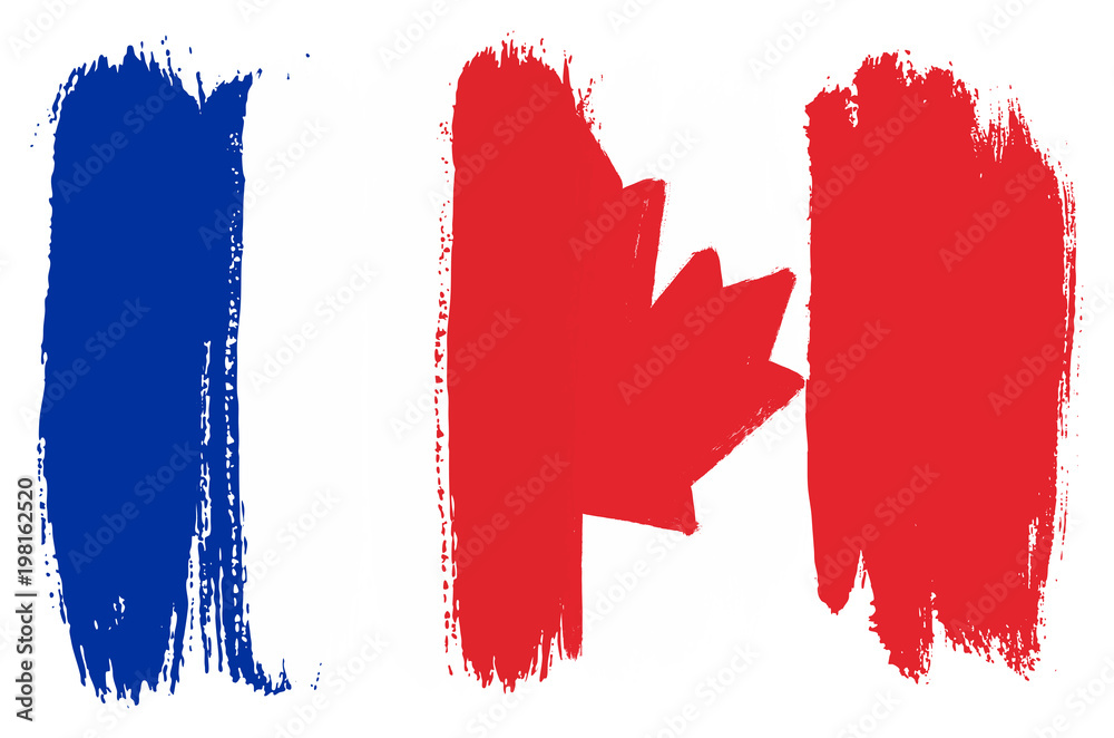 French Canadian Flag