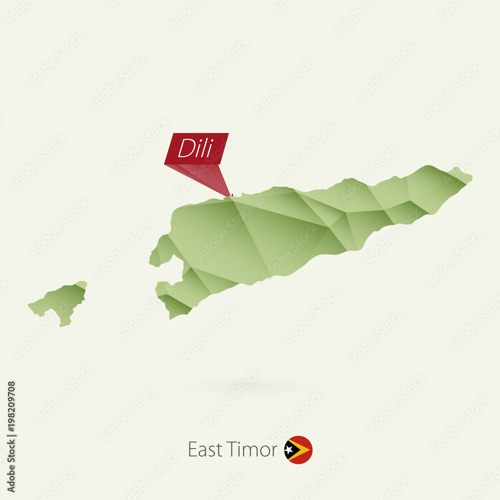 The Map Of Dili East Timor
